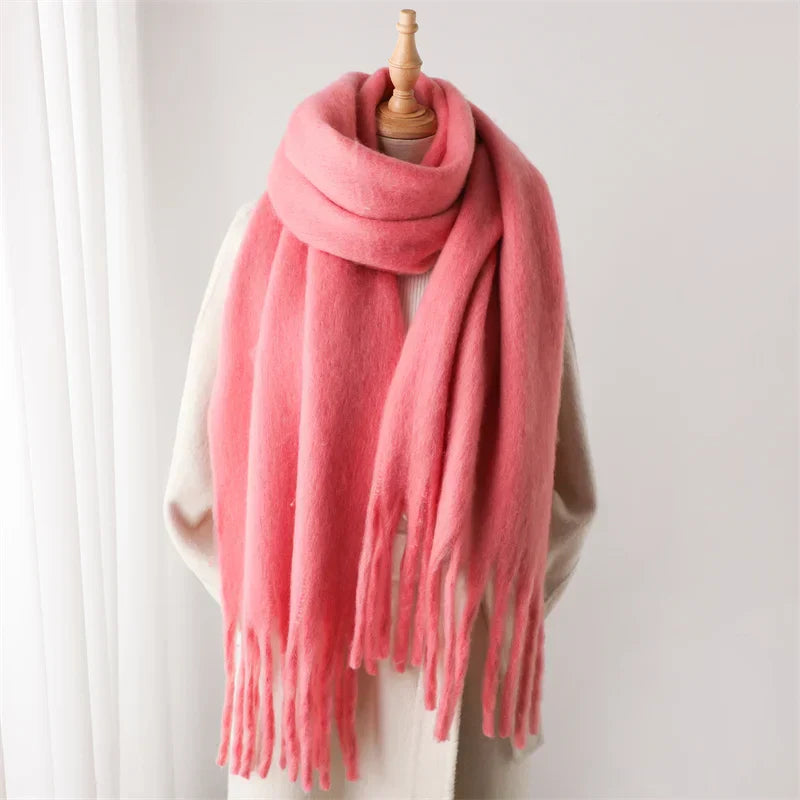 Chunky Scarf | Large | Tassel | Winter Scarf | Scarves for Women ...