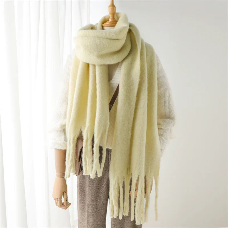 Chunky Scarf | Large | Tassel | Winter Scarf | Scarves for Women ...